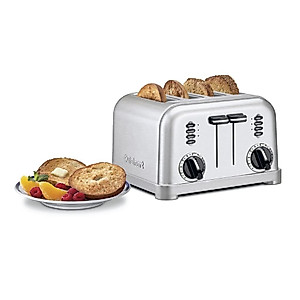 Cuisinart CPT-180P1 Metal Classic 4-Slice Toaster, Brushed Stainless