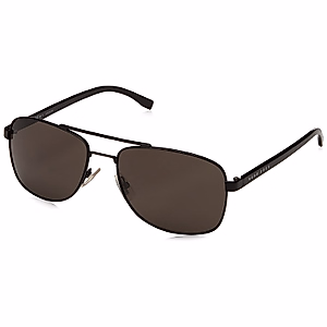 BOSS by Hugo Boss Men's BOSS 0762/S Rectangular Sunglasses, Matte Black, 58mm, 17mm