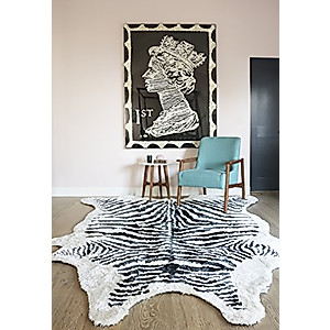 Novogratz by Momeni Rugs Kalahari Collection Area Rug, 5'0" x 7'6", Black