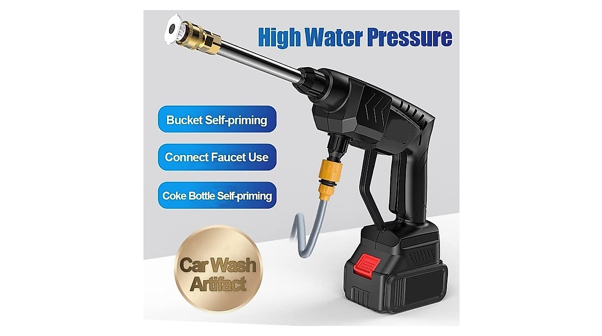 RYPPLE Cordless Pressure Washer - 50-Bar Power, Cordless Cleaning