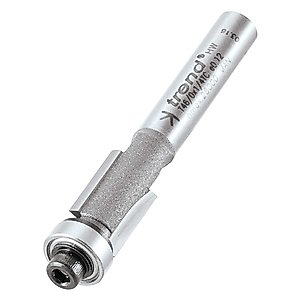 Trend Professional Trimming Cutter, 3/8" Diameter x 1/2" Cut, 90-Degree, 1/4 Inch Shank, Bearing Mounted, Tungsten Carbide Tipped, T46/0X1/4TC