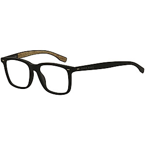 Boss hub Plastic Rectangular Eyeglasses 53 00R5 Black