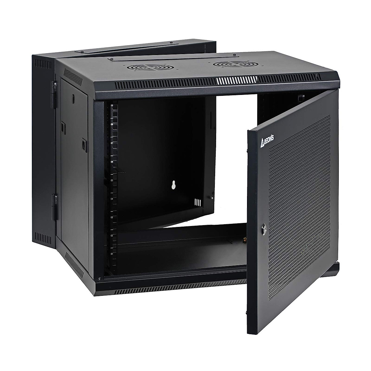 AEONS 9U Professional Wall Mount IT Cabinet Enclosure Double Section ...