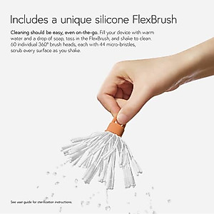 BuubiBottle Portable Milk Warmer for Baby by Quark - Rechargeable USB Bottle Warmer for Breastmilk, Water & Formula - Precise Temperature Control up to 122ºF - Breast Milk Warmer with LED Display