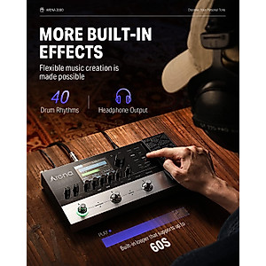 Donner Arena 2000 Guitar Multi-Effects Pedal with 278 Effects, 100 IRs, Looper, Drum Machine, Amp Modeling, XLR and MIDI Support