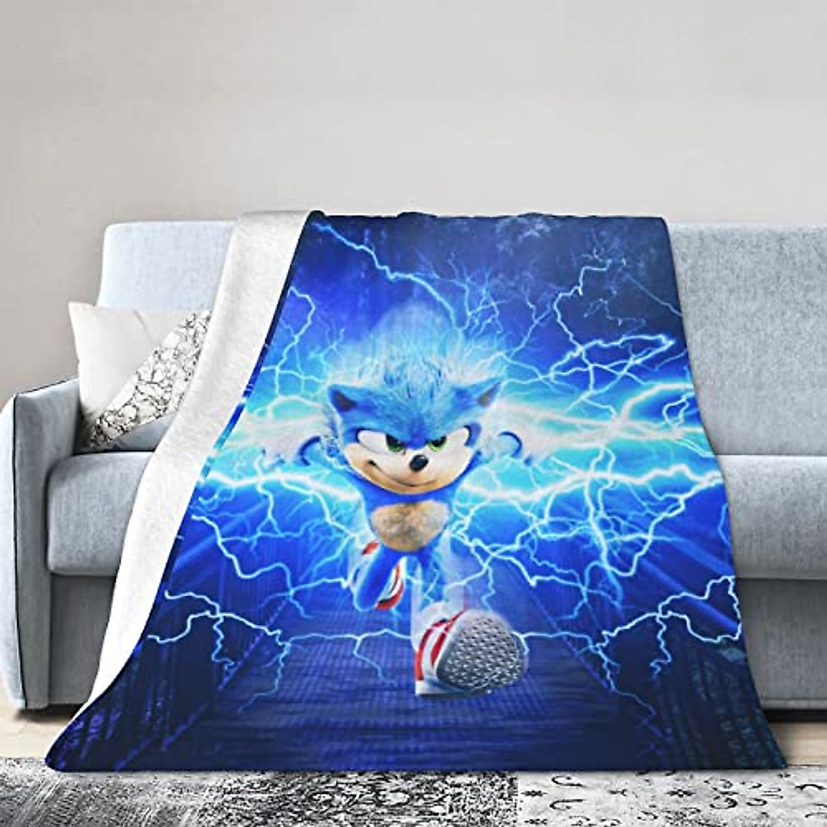 Cartoon Blanket Super Soft Flannel Throw Blanket Warm Lightweight for Kids Adults Gifts 50"X40"