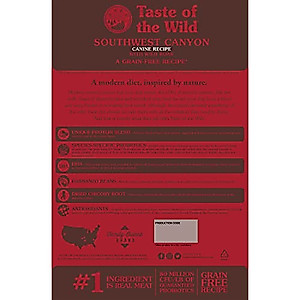 Taste Of The Wild, Southwest Canine Formula Wild Boar, 28 Pound