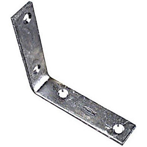 NATIONAL MFG/SPECTRUM BRANDS HHI Galvanized National/Spectrum Brands HHI N220-202 4-Inch x 7/8-Inch Corner Brace, 4 x 7/8"