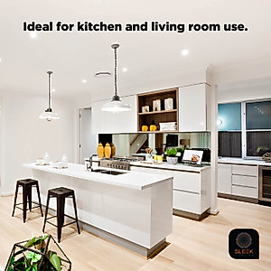 SLEEKLIGHTING 13 Watt T3 Spiral CFL 4 Pin G24Q-1 Base Light Bulb 3500K 800lm - Compact Fluorescent -Neutral White Light 4pack