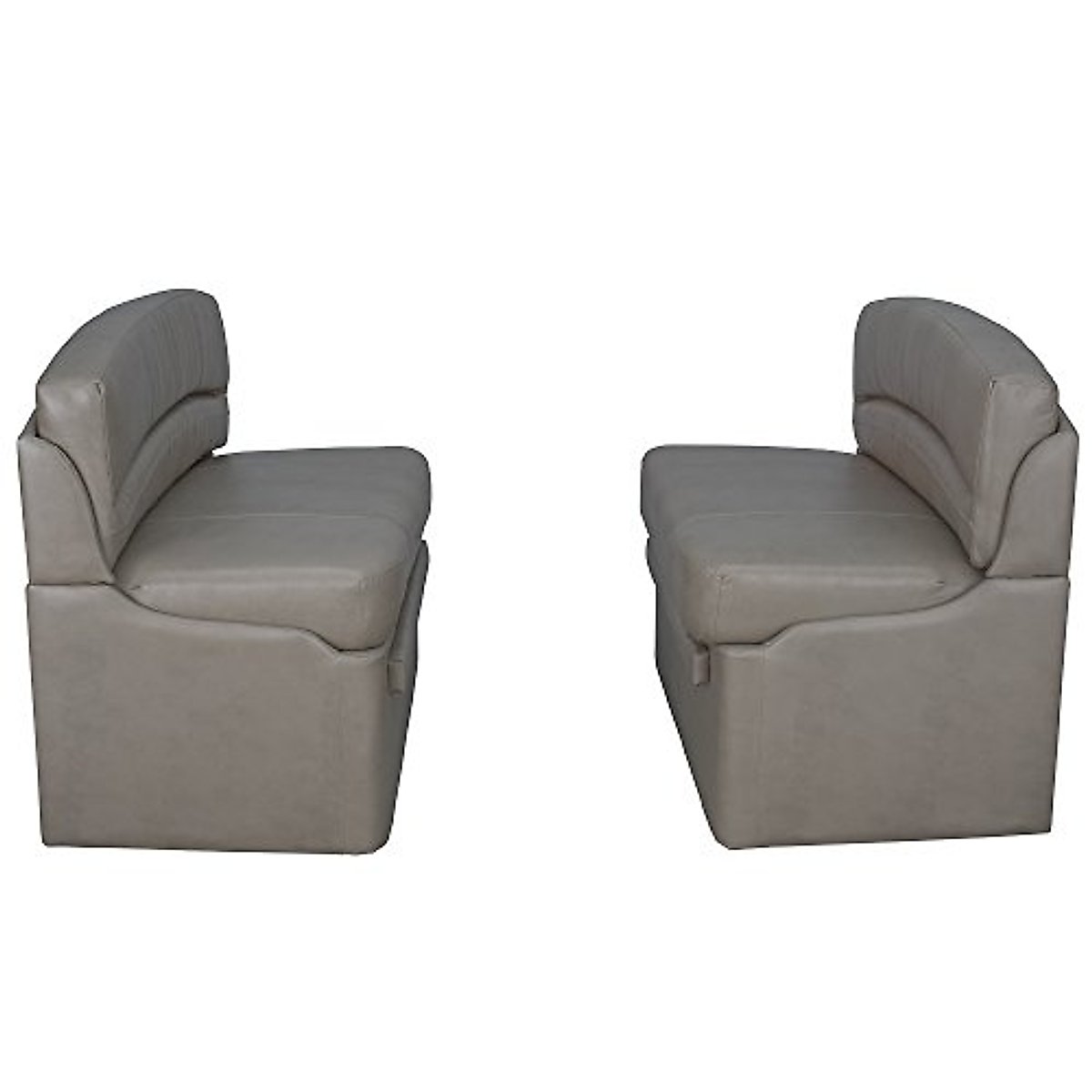 RecPro 42" Dinette Booth Set with Table and Leg, Includes Two Dinette Booths for RV's | 5th Wheel Camper Dinette Seating with Bed Conversion, Table and Table Posts