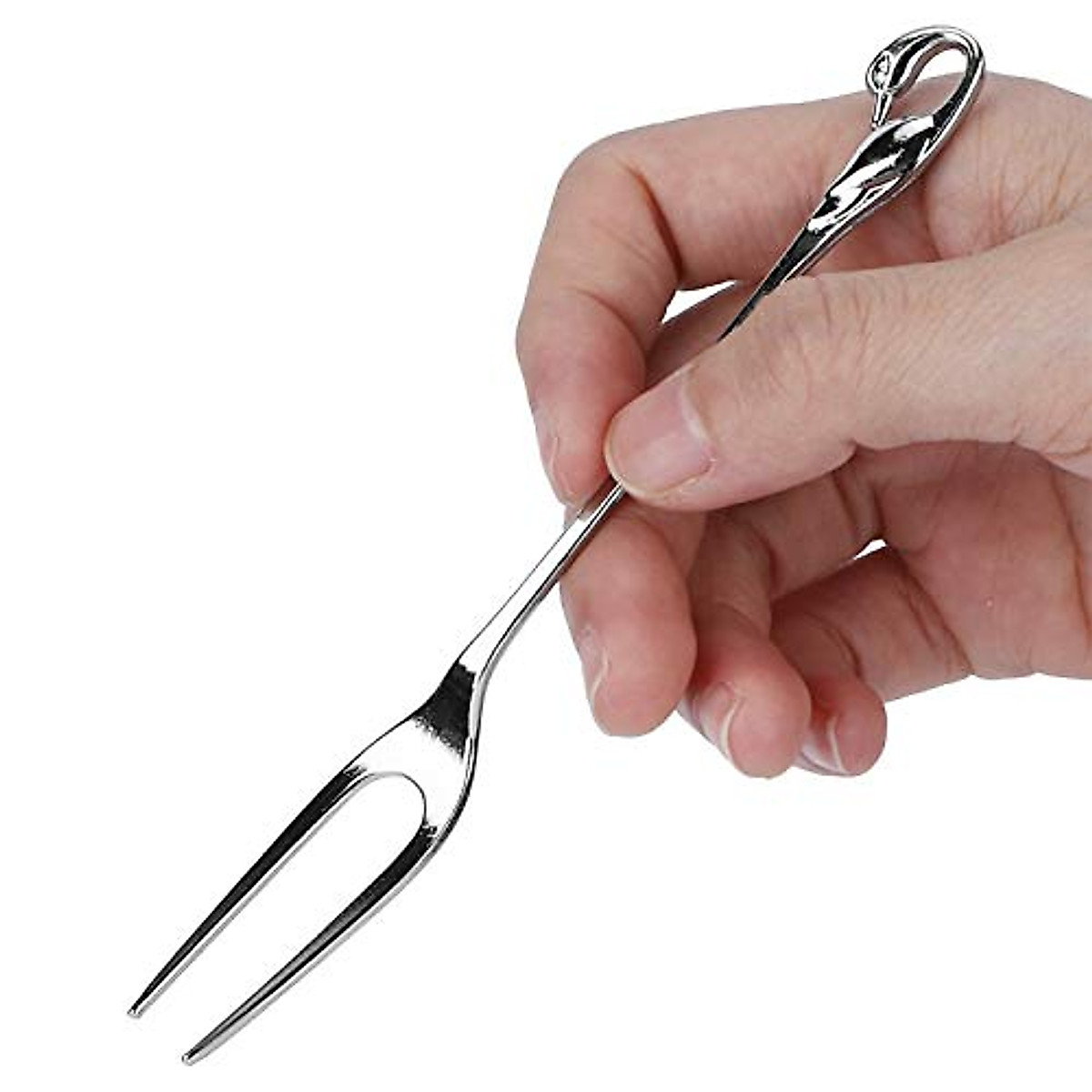 7Pcs Set Zinc Alloy Dinnerware Holder Tableware With 3 Spoons 3 Forks Home Decoration 7Pcs Set Zinc Alloy