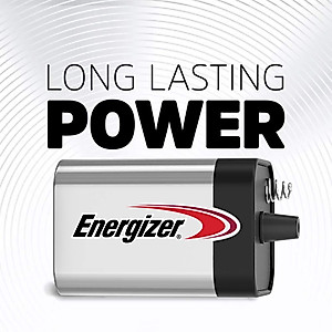 Energizer 6V Battery, Reliable & Long-Lasting 6V Lantern Battery, 1Count