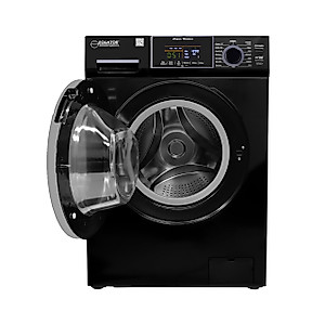Equator Compact Washer 1.6cf/15lbs PET CYCLE 15 Programs 110V in Black