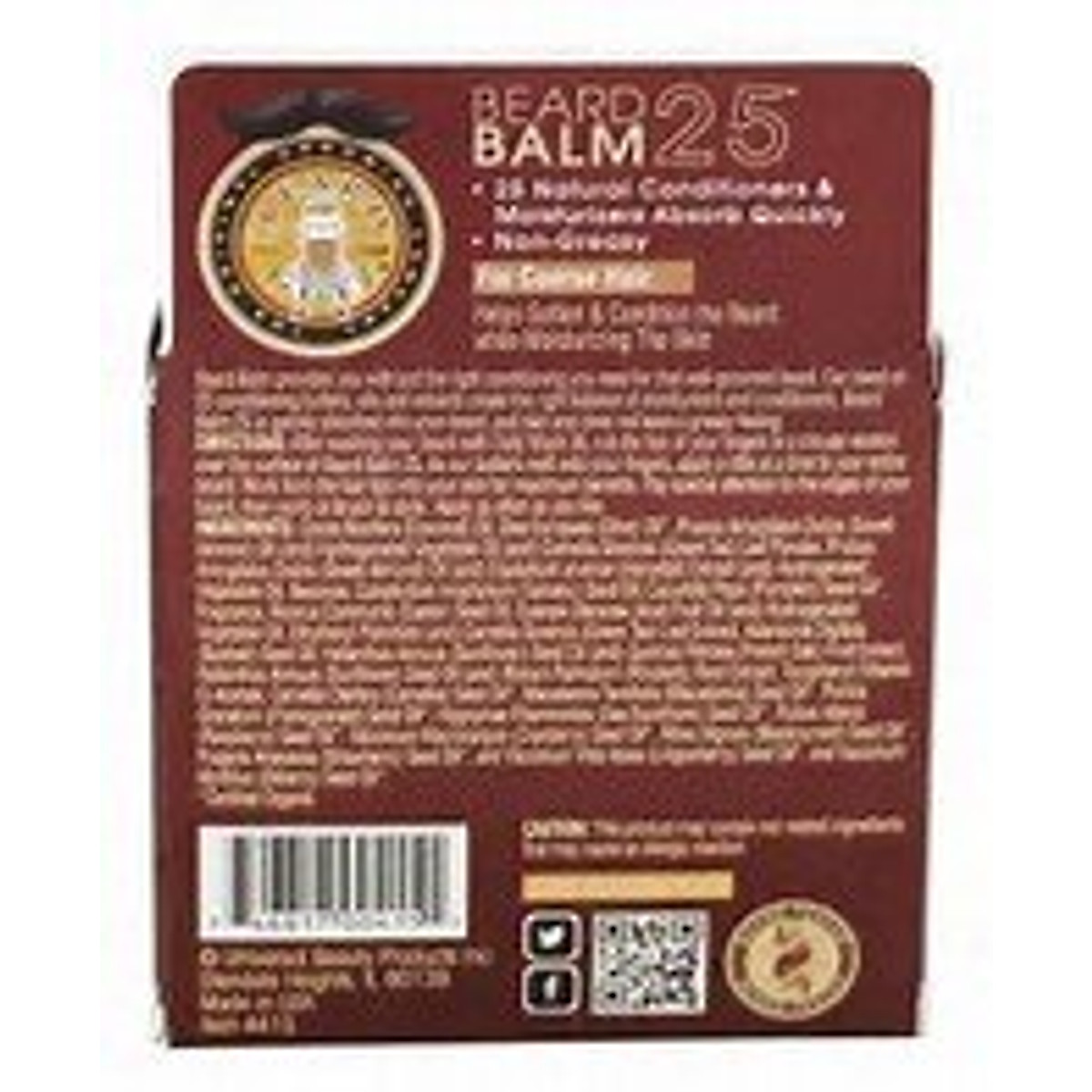 Beard Balm 25 Pack of 2