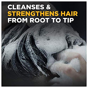 Dove Men+Care Fortifying 2 in 1 Shampoo and Conditioner for a Deep Clean and Fortified Hair Thick and Strong with Caffeine Strengthens and Nourishes Thinning Hair, Gray, 20.4 Fl Oz