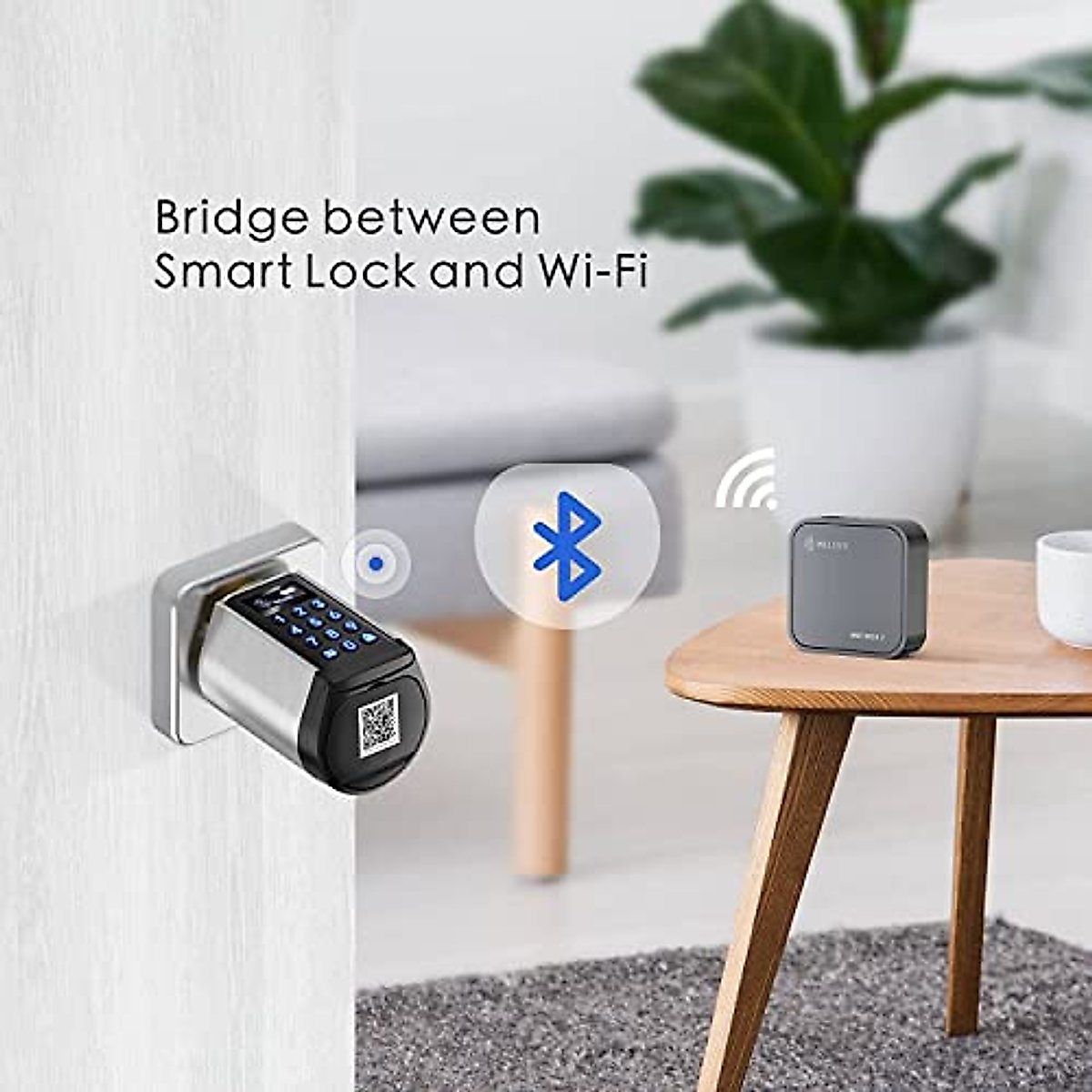 WELOCK Smart WiFibox 2 Gateway for Smart Door Lock WiFi Bridge for Keyless Entry Door Lock, Remote Control Smart Hub, Compatible with Alexa，Compatible with All WE LOCK Smart Door Locks