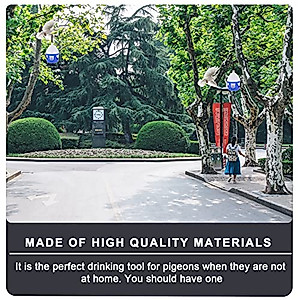 Mipcase Ser of 2 Pigeon Water Feeder Bird Water Drinker Pigeon Water Drinker Plastic Pigeon Feeder Pigeon Water Dispenser