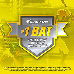 EASTON TYPHOON -12 USA Baseball Bat, Small Barrel, 27/15oz, YSB19TY12