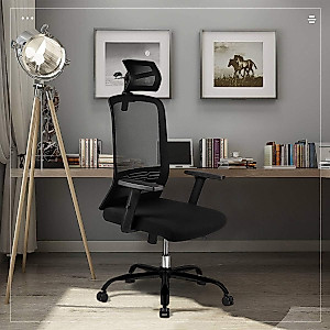 Mastery Mart Office Chair Base Replacement, 28 Inch Heavy Duty(2500 Lbs) Metal Leg, Reinforced to Repair Swivel Gaming Chair Bottom Part with Universal Caster and Gas Cylinder Size (Matte Black)