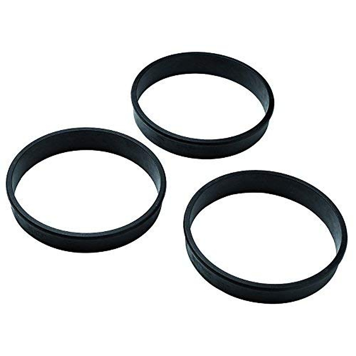Matfer Bourgeat 346706 Exoglass Tart Rings 3-1/3" Black
