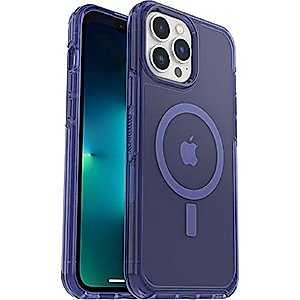 OtterBox iPhone 13 Pro Max & iPhone 12 Pro Max Symmetry Series+ Case - Clear, Ultra-Sleek, Snaps to MagSafe, Raised Edges Protect Camera & Screen
