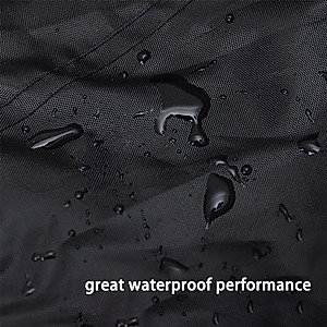 J&C Patio Swing Seat Cover Replacement 600D Heavy Duty Swing Cushion Cover Outdoor Swing Seat Support Waterproof UV Resistant for 3 Seater Durable Swing Covers for Frame (62x20.4x20.4inch)