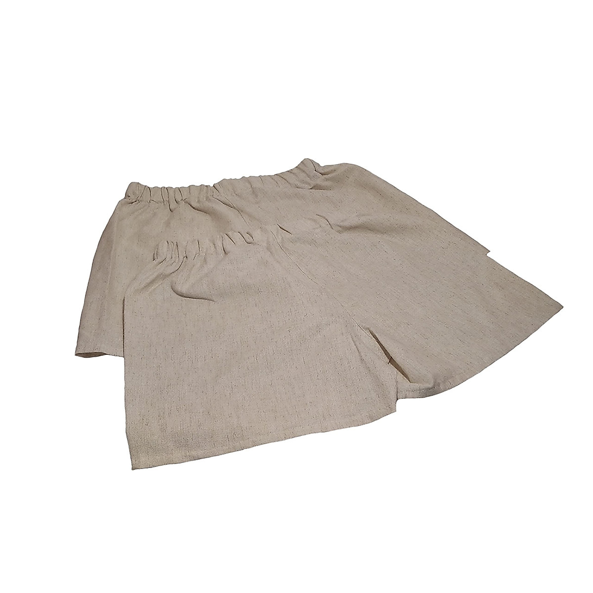 Set of hemp briefs with an elastic band of 2 pieces,drawstring briefs - loose fit boxers for men Elastic Waistband Underwear Boxer Shorts ((XL) 36-38 inch waist)