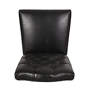 Christopher Knight Home Hyvonen Dining Chair, Midnight Black + Gray