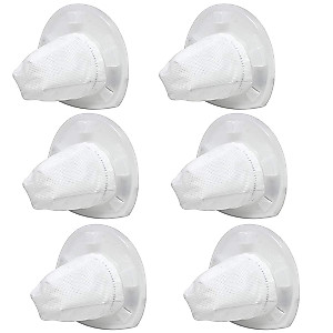 6 Pack Replacement Filter Compatible with Black & Decker Power Tools VF110 Dustbuster Cordless Vacuum CHV1410L CHV9610 CHV1210 CHV1510 CHV1410 CHV1410B BDH2000L, 90558113-01