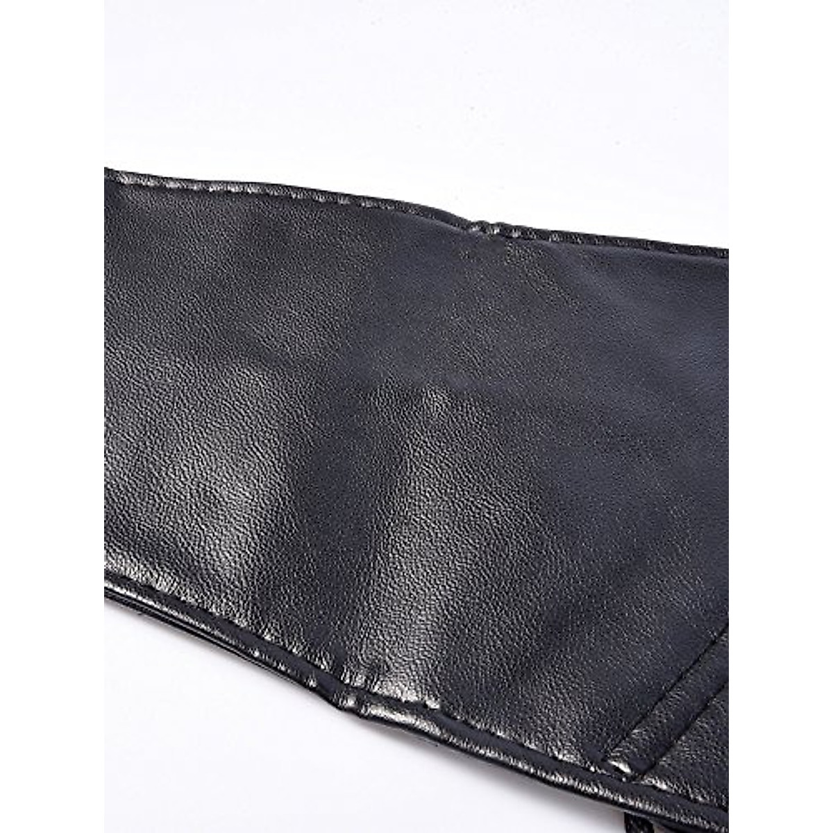 EBOOT Elastic Wide Waist Belt Tied Corset Cinch Belt with Press Button, Black