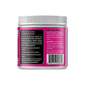 Mushroom Matrix Canine Organic Mushroom Powder Turkey Tail Immune Support and Holistic Defense Supplement for Dogs, 200 Grams (Packaging May Vary)