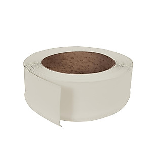 M-D Building Products 4-Inch x 60-Feet Dry Back Vinyl Wall Base, Flexible Dry Back Vinyl Trim with Toe - Easy Install Molding Trim for Floors and Baseboards, Almond (73899)