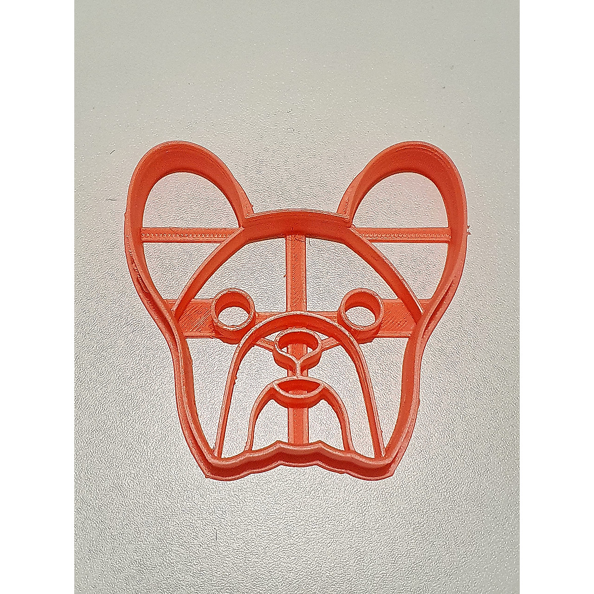 T3D Cookie Cutters French Bulldog Cookie Cutter, Suitable for Cakes Biscuit and Fondant Cookie Mold for Homemade Treats, Dogs, 3.56 inch x 3.43 inch x 0.55 inch