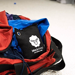 Black Sheep - Bamboo Charcoal Natural Air Purifying Bag - Eliminates Odors in Homes, Cars, Bags, Shoes, Closets & More - 200g (2)