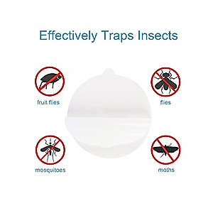 Flea Trap Refill Discs Sticky Pads 30 Pcs, 7.1 Inch Round Replacement Glue Boards for Victor The Ultimate and Other Flea Traps for Inside Your Home