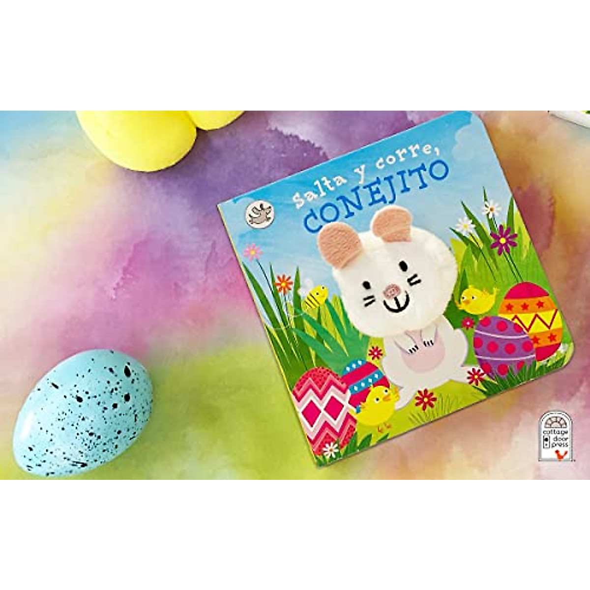 Salta y corre, Conejito / Hippity, Hoppity, Little Bunny Finger Puppet Book (Spanish Edition)