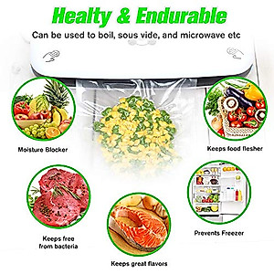 TashiBox [11" x 25' -2 Rolls Vacuum Sealer Bags ,Vacuum Sealer Bags Rolls