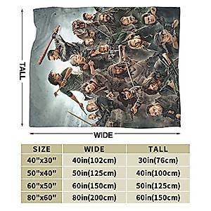 RAZUOPI Ultra-Soft Micro Anti-Pilling Flannel Fleece Blanket Warm Lightweight for All Seasons Throw Kids Adults Bedding Sofa and Travel Reserve Air Conditioning Blanket