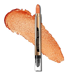 CCbeauty Matte Eyeshadow Stick Set, Cream Eye Shadow Pencil Crayon Eye Brightener Highlighter Makeup Stick Kit, Hypoallergenic Longwear Waterproof Metallic Glitter Eyeliner Makeup, Nude