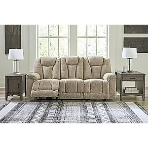 Signature Design by Ashley Hindmarsh Power Reclining Sofa, 86" W x 44" D x 42" H, Gray