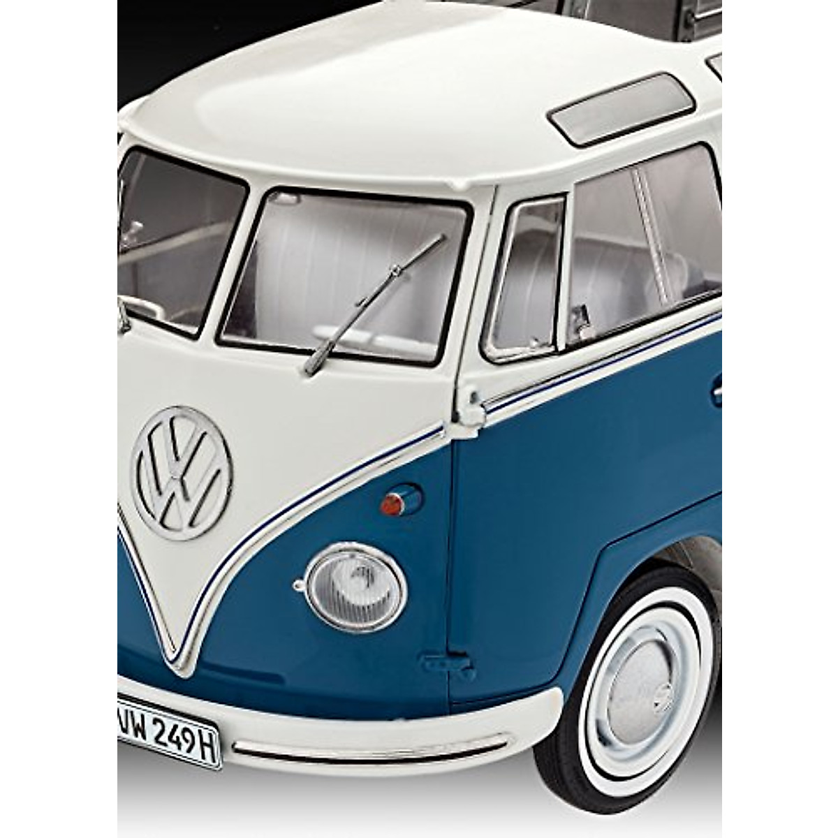 Revell 07009 Volkswagen T1 Samba Bus Model Kit, 1:16 Scale 27.2 cm, Multi-Color, 223