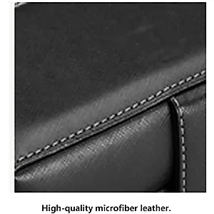 Watch Holder Leather Watch Box 3 Slot Travel Watches Storage Case Holder Jewelry Organizer Pouch Elegant Portable Watch Organizer (Color : Black2) (Red)