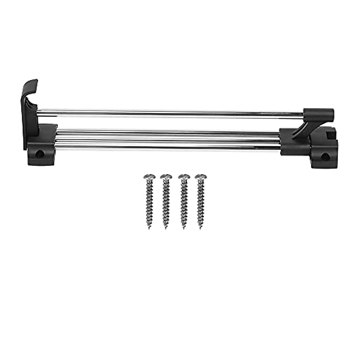 Hanging Closet Rod Expandable Storage Rack Adjustable Rod Poles for Hanging Clothes Indoor Outdoor houseware(30)