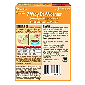 Wormx Plus DeWormer, Large Dog, 6-Ct.