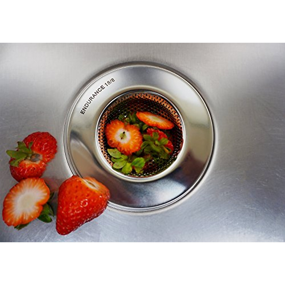 RSVP Endurance® Sink Strainer - Large-2-1/2 to 3-1/4 (Set of 2)