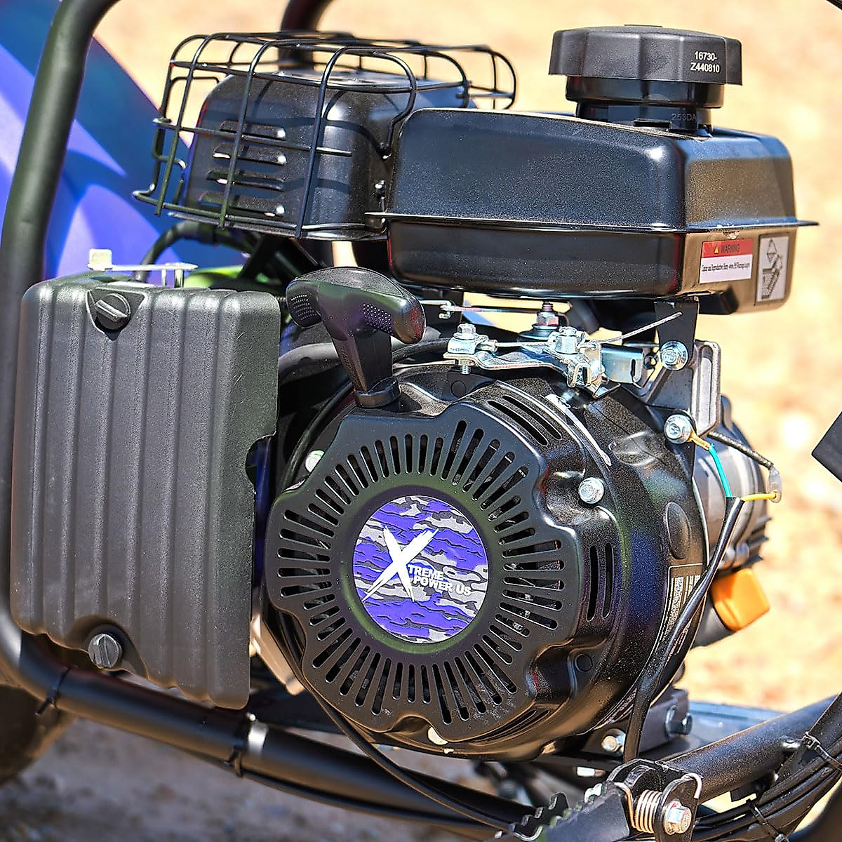 XtremepowerUS Pro-Series 99cc 3.5HP Gas Powered Off Road Trail Bike Dirt Bike Ride One Bike, Mini Bike for Adults & Kids Over Age 13+, Blue