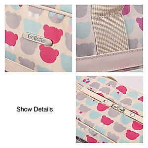 Bellotte Diaper Tote Bags for Girl, Large Capacity, Stylish and Durable