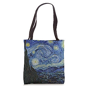 Starry Night by Vincent van Gogh | Famous Painting Tote Bag