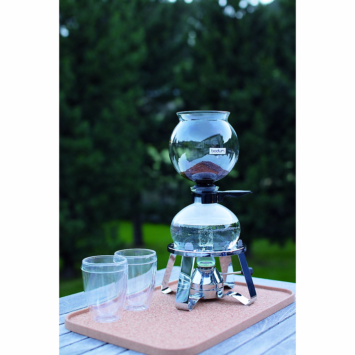 Bodum Cork Tray, Medium, WHITE RED