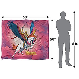 She Ra Clouds Officially Licensed Silky Touch Super Soft Throw Blanket 50" x 60"